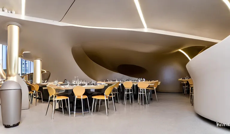 Restaurant, Interior, anish kapoor, v-ray, futuris...