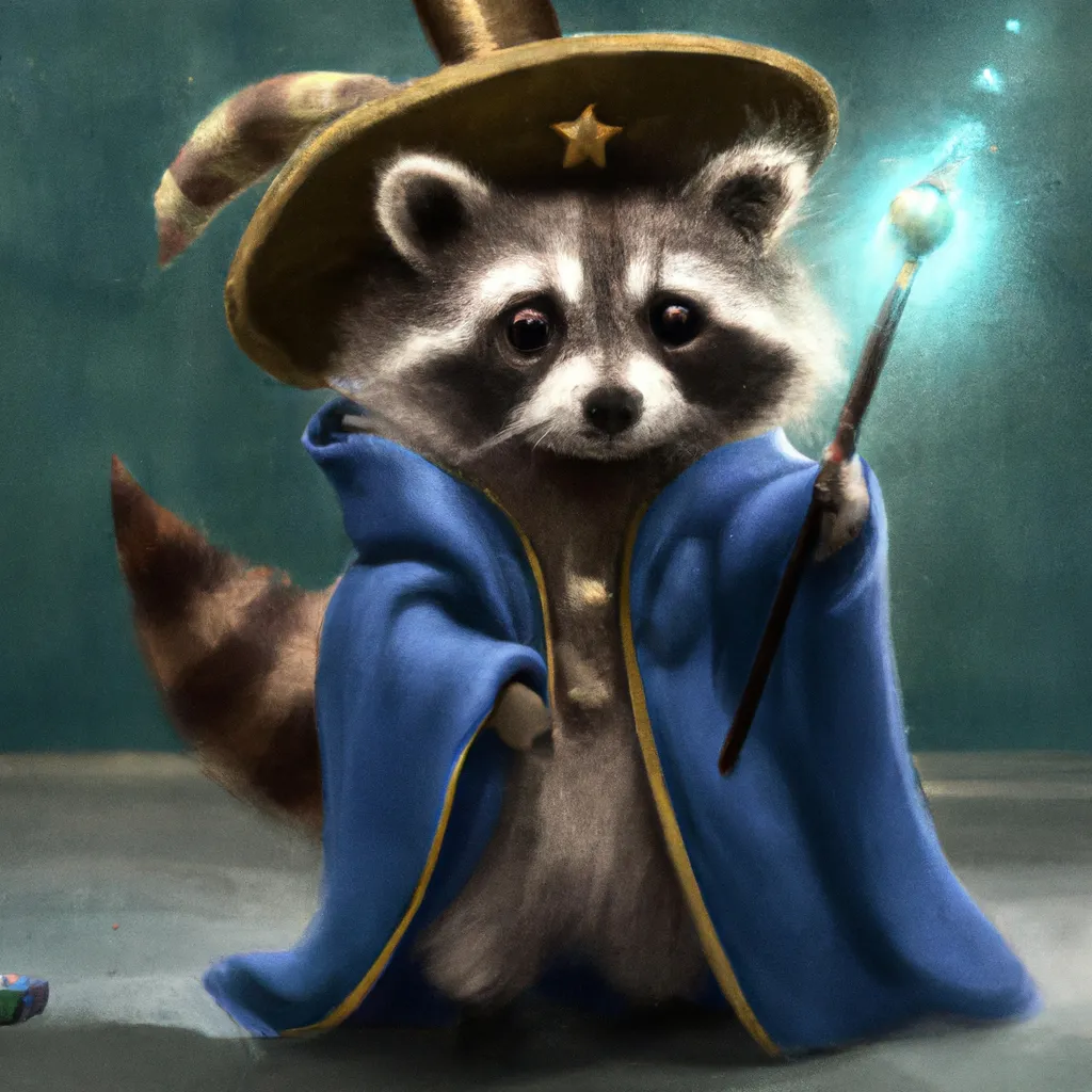 Pixar style, tiny cute and adorable raccoon dungeon... | OpenArt