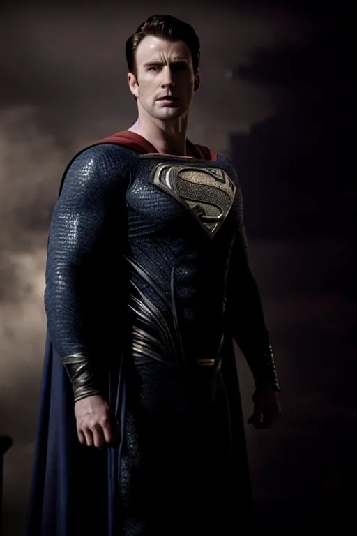 film still of Chris Evans as Superman in Superman, 4k | OpenArt