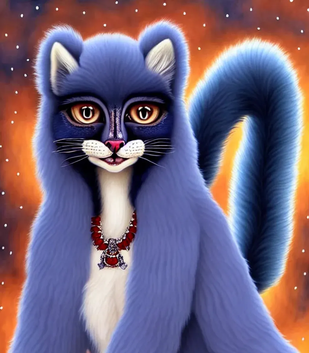 Felinoid lady fursona, attractive, elegant, confiden... | OpenArt