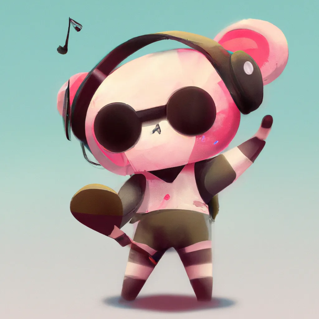 rhythm game character, digital art | OpenArt