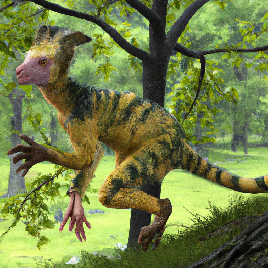 ancient primate chimera of Archicebus Achille has di... | OpenArt