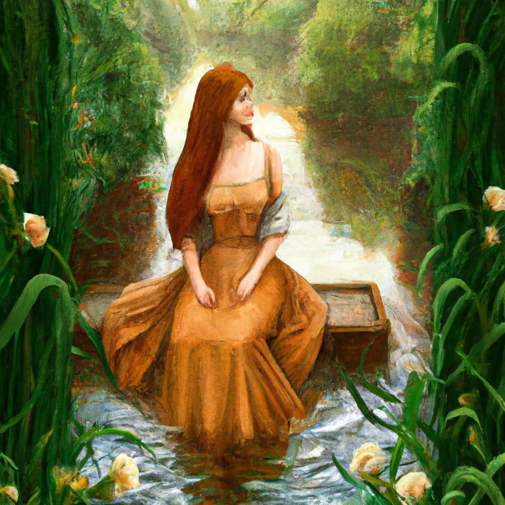 "The Lady of Shalott" by John William Waterhouse, in...