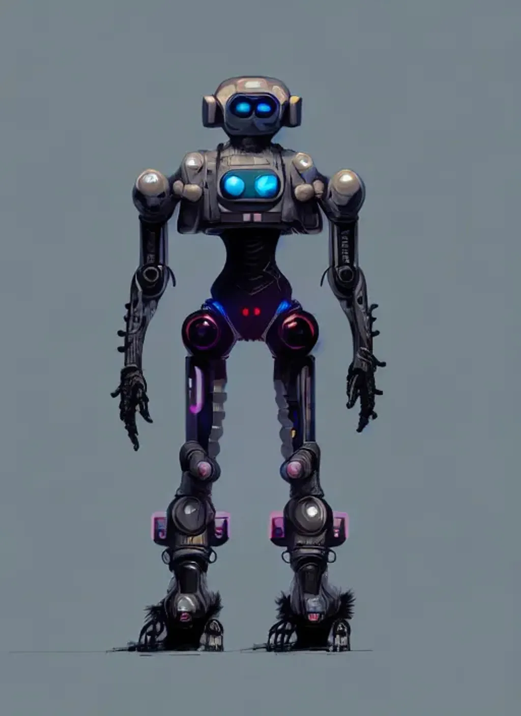 Cyberpunk alien, character sheet, concept design, co... | OpenArt