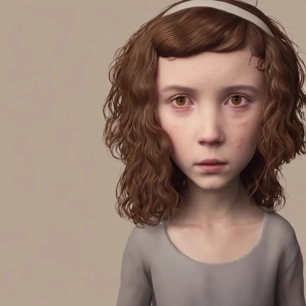 pltn style, millie bobby brown with brown hair and f... | OpenArt