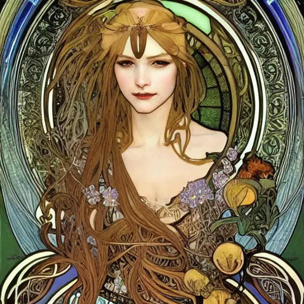 Fayum interesting portrait of correctly proportioned... | OpenArt