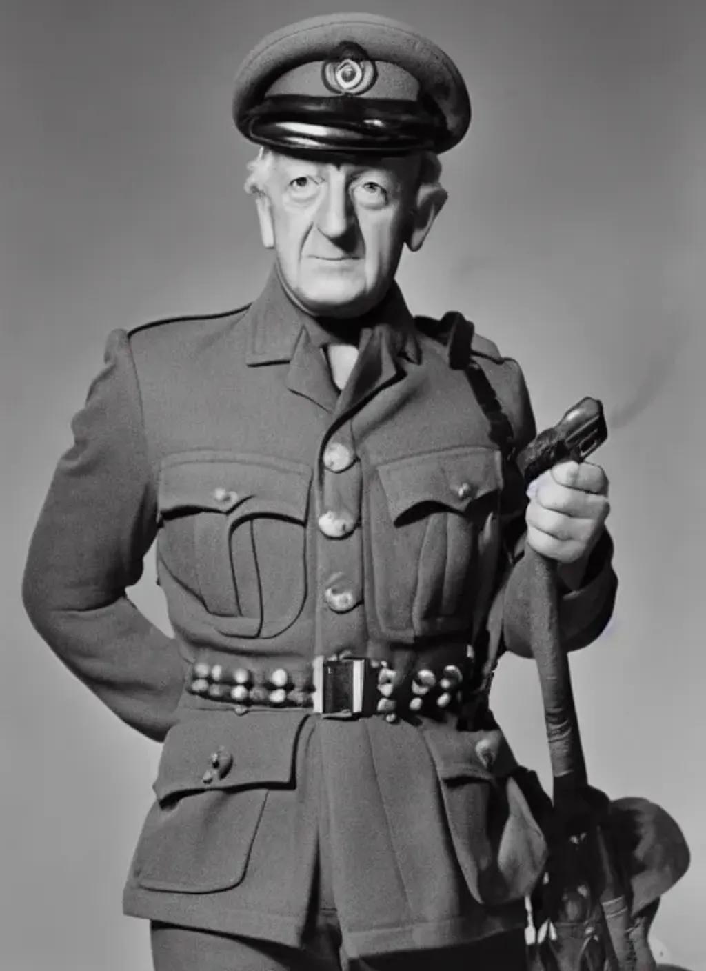 Photograph of Roger Moore as a soldier in World War... | OpenArt