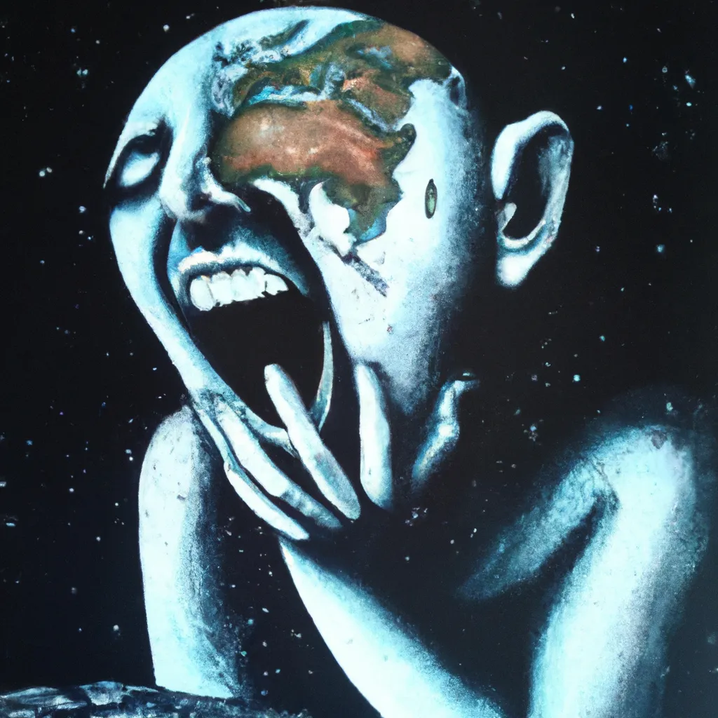 The scream with buschels of hay by Edvard Munch | OpenArt