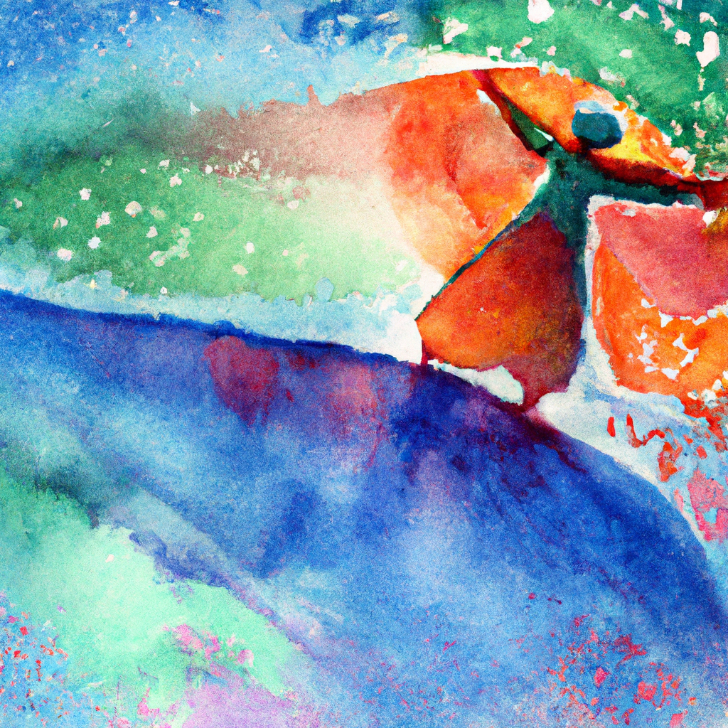 Feelings of joy in a big world, abstract watercolor... | OpenArt