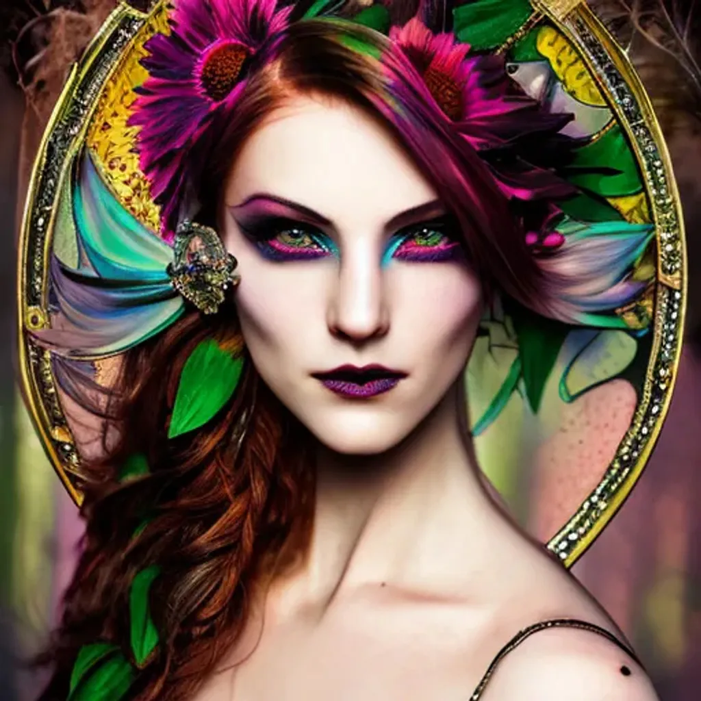 Ethereal Magical elegant huntress, detailed face by... | OpenArt