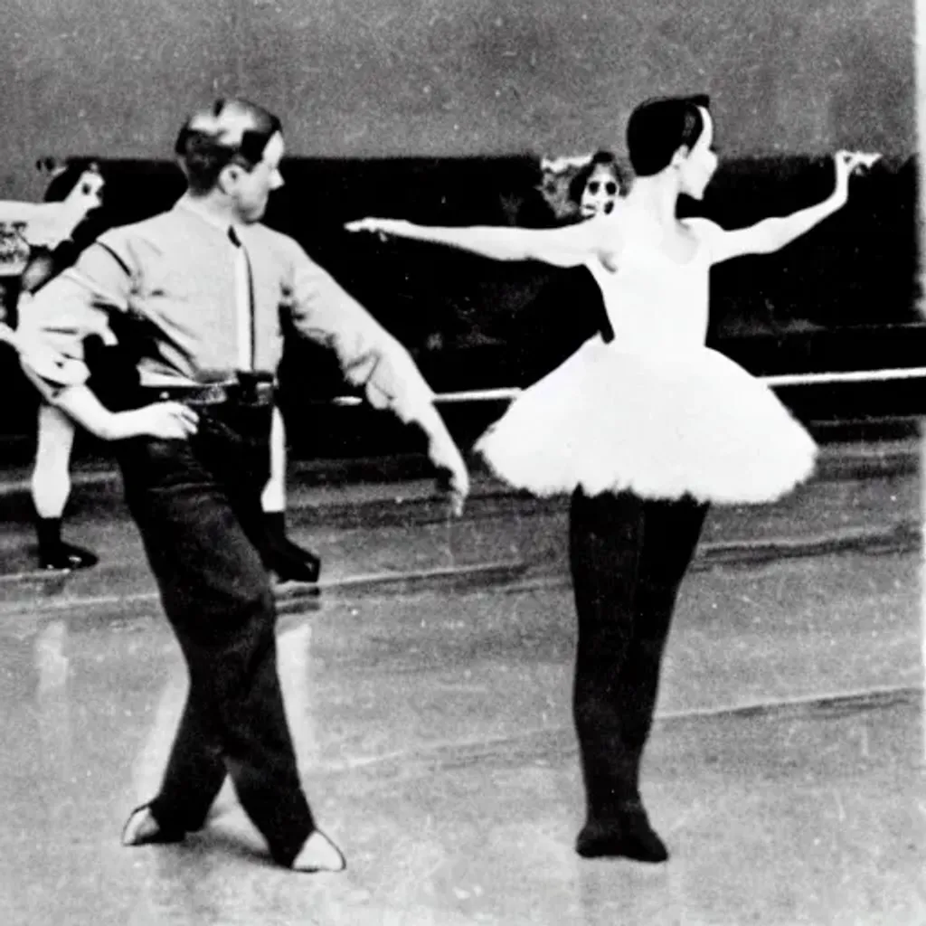 hitler dancing ballet | OpenArt