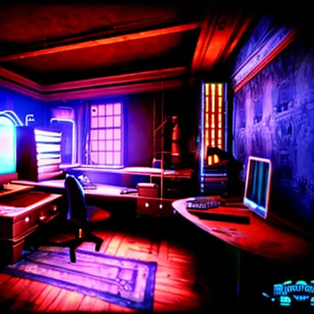 bioshock's rapture in neons in a fort frolic, bedroo... | OpenArt