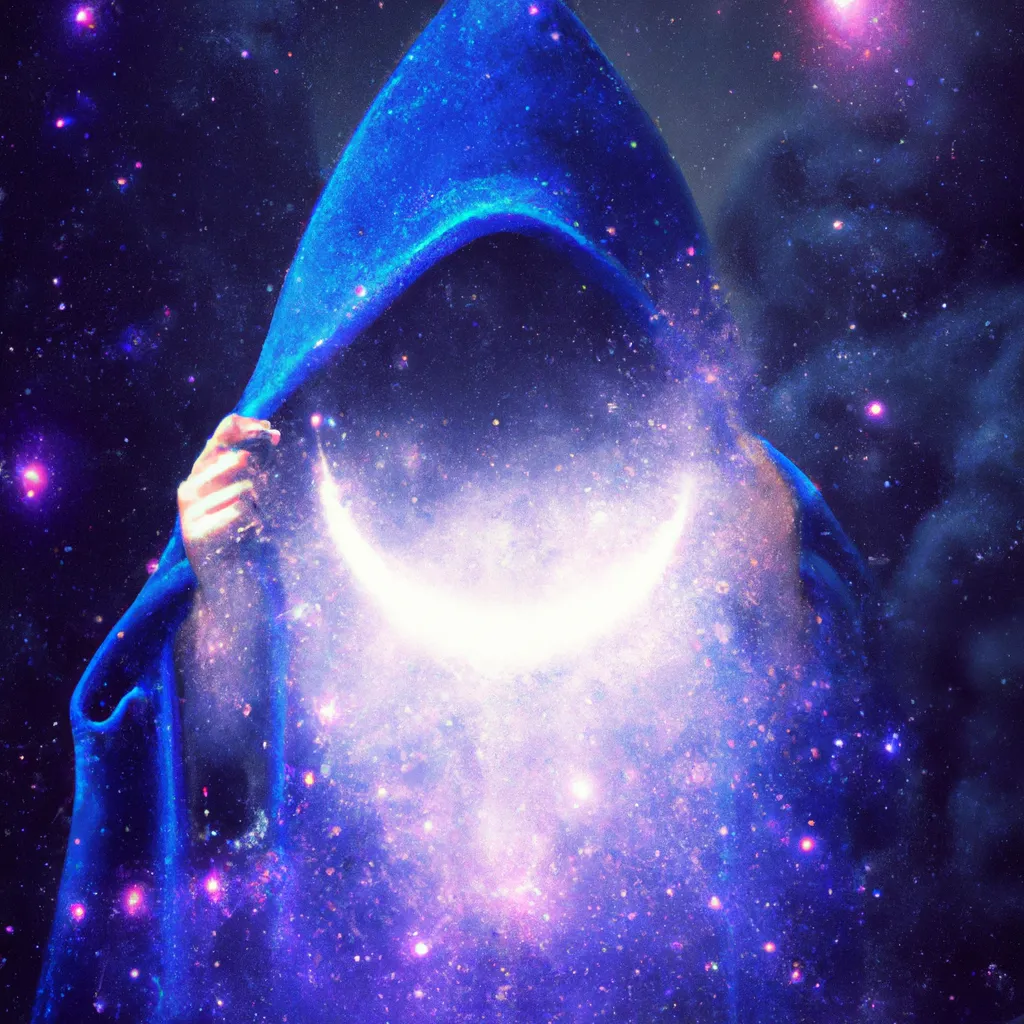 A Magical portal inside of a hooded cloak | OpenArt