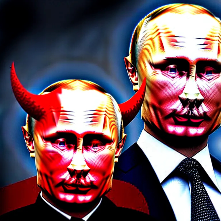 Putin as devil | OpenArt