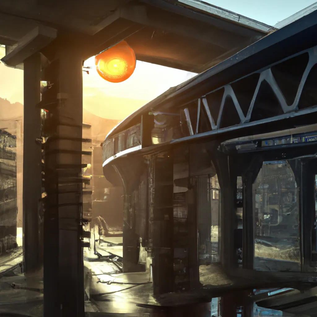 Computer generated image of a city with a bridge, co... | OpenArt