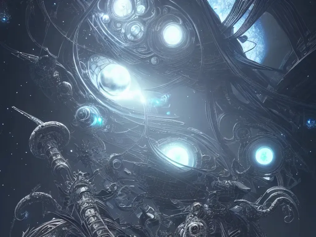 strange aliens, deep space, anime, elegant, insanely... | OpenArt