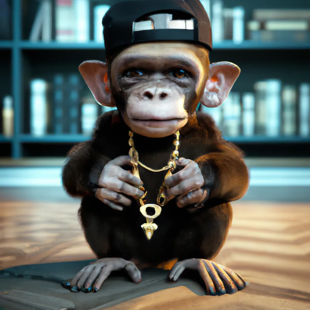 Portrait a very Cute 🐵 being a rapper , digital Art... | OpenArt