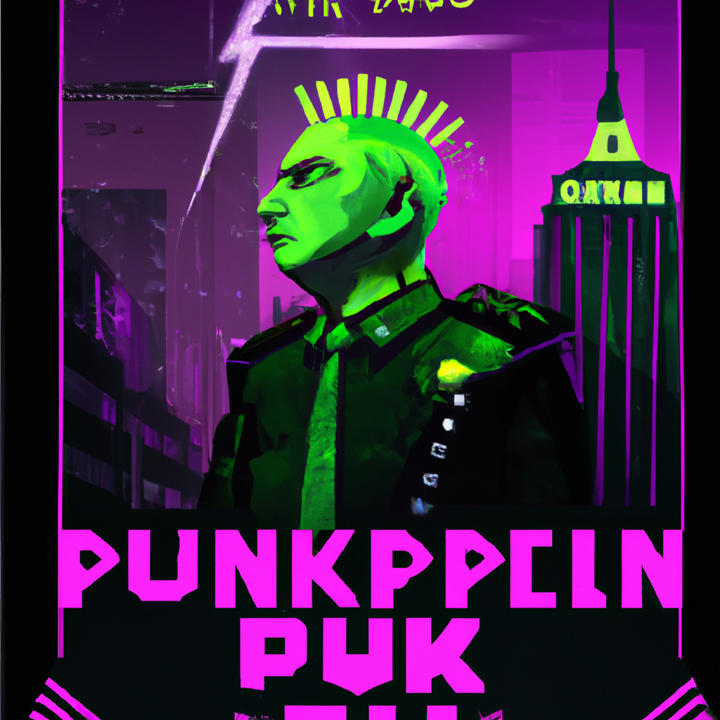 Propaganda poster for a cyberpunk ruler of the city,... | OpenArt