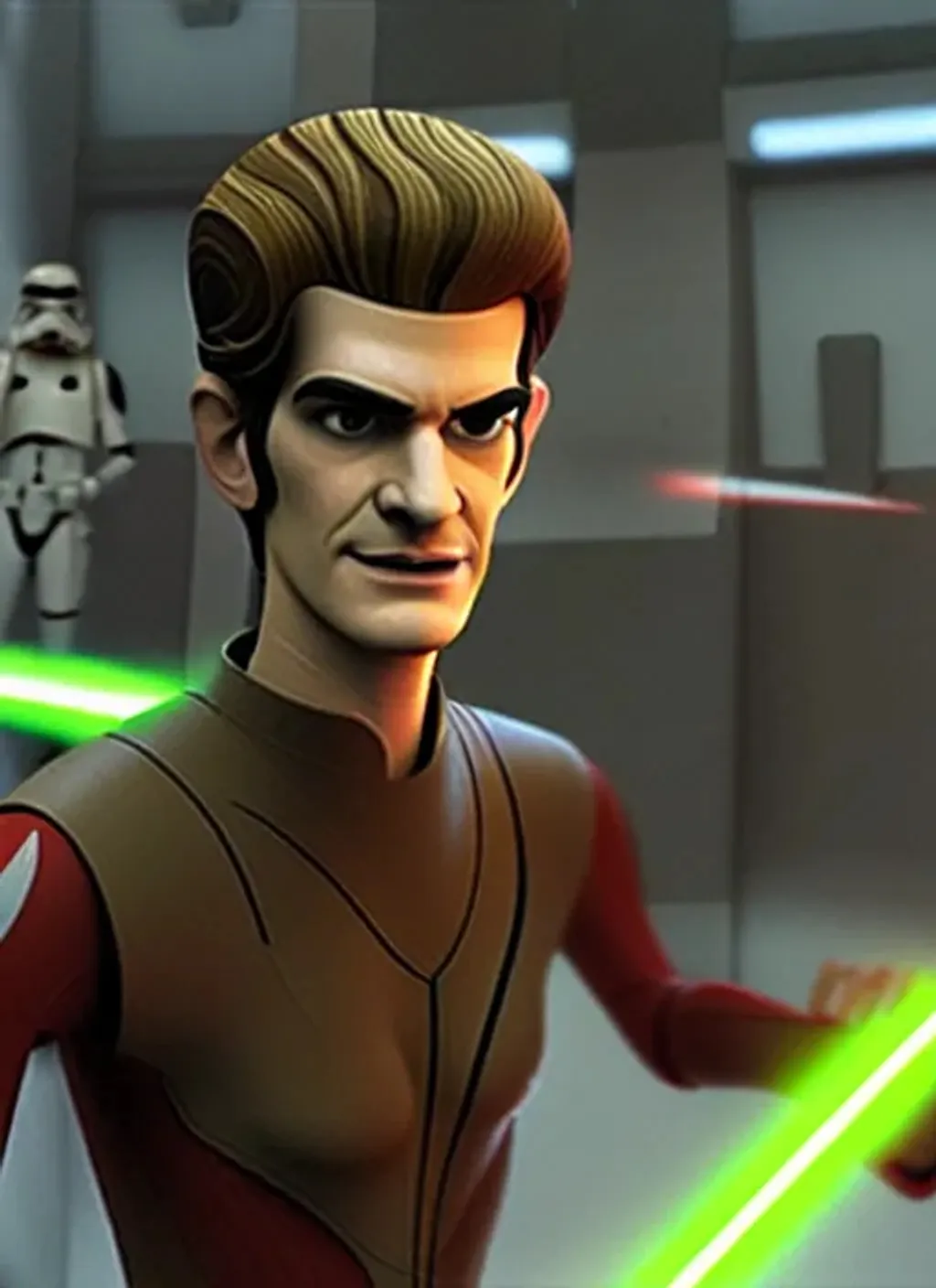 Robbie Rotten in The Clone Wars (2008) | OpenArt