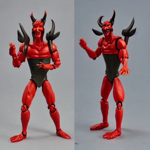 3/4 inch kenner style jersey devil action figure | OpenArt