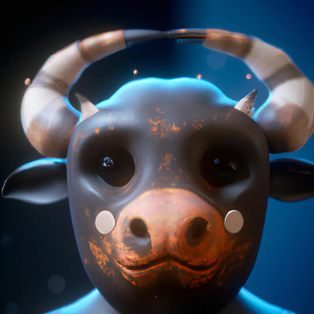 Cute 4d rendered Portrait of a Devil Minotaur at the... | OpenArt