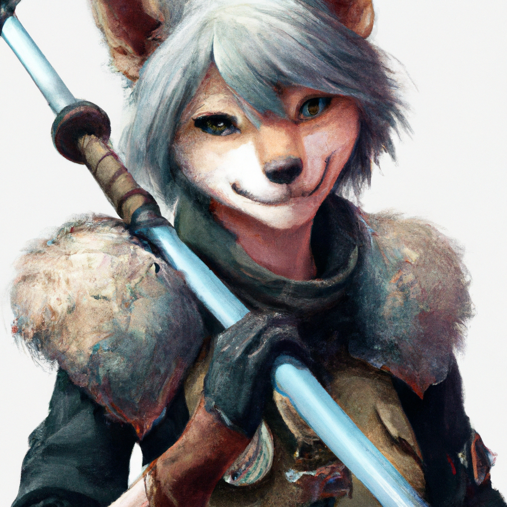 Soldier Wolf fursona tall strong female anthropomorp... | OpenArt