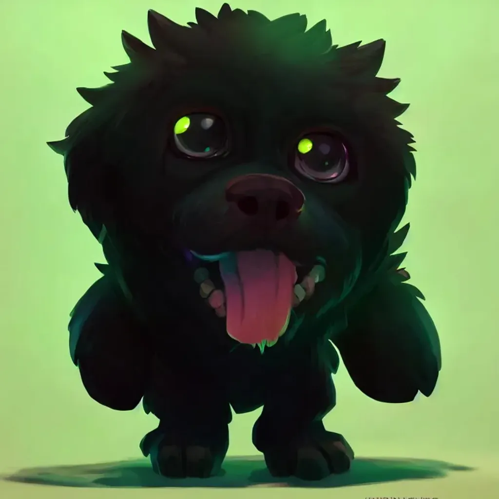 a close up of a dog character, epic fantasy digital... | OpenArt