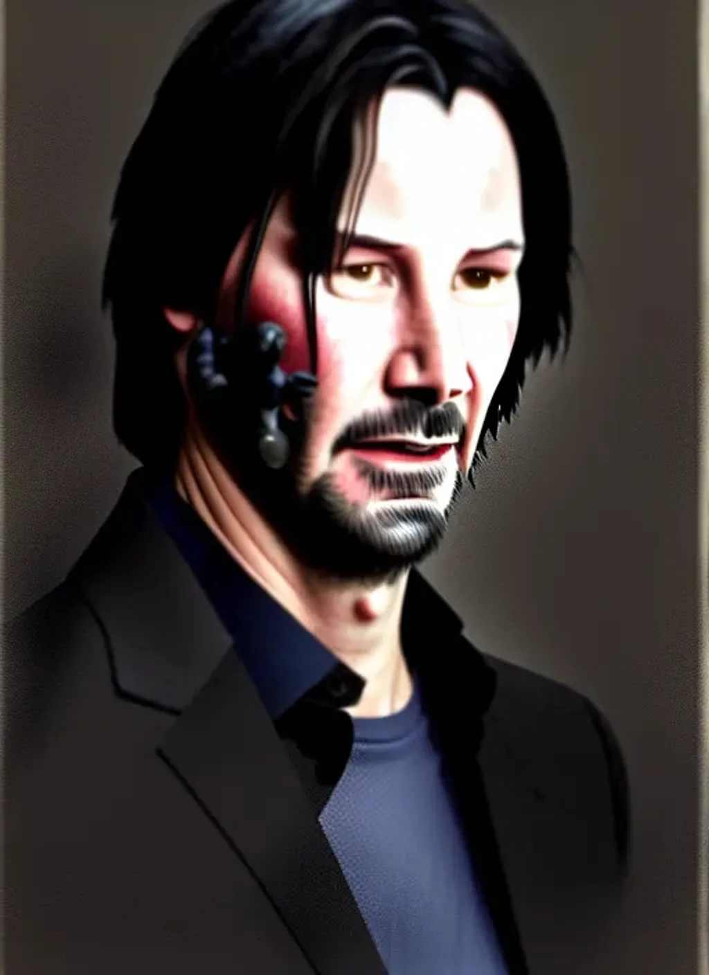 Portrait of Keanu Reeves by Adolf Hirémy-Hirschl | OpenArt