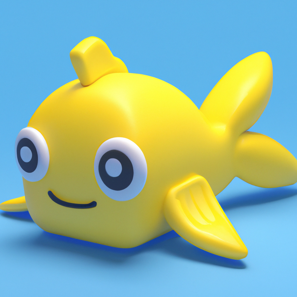 3D Render of Banana Fish by sanrio | OpenArt
