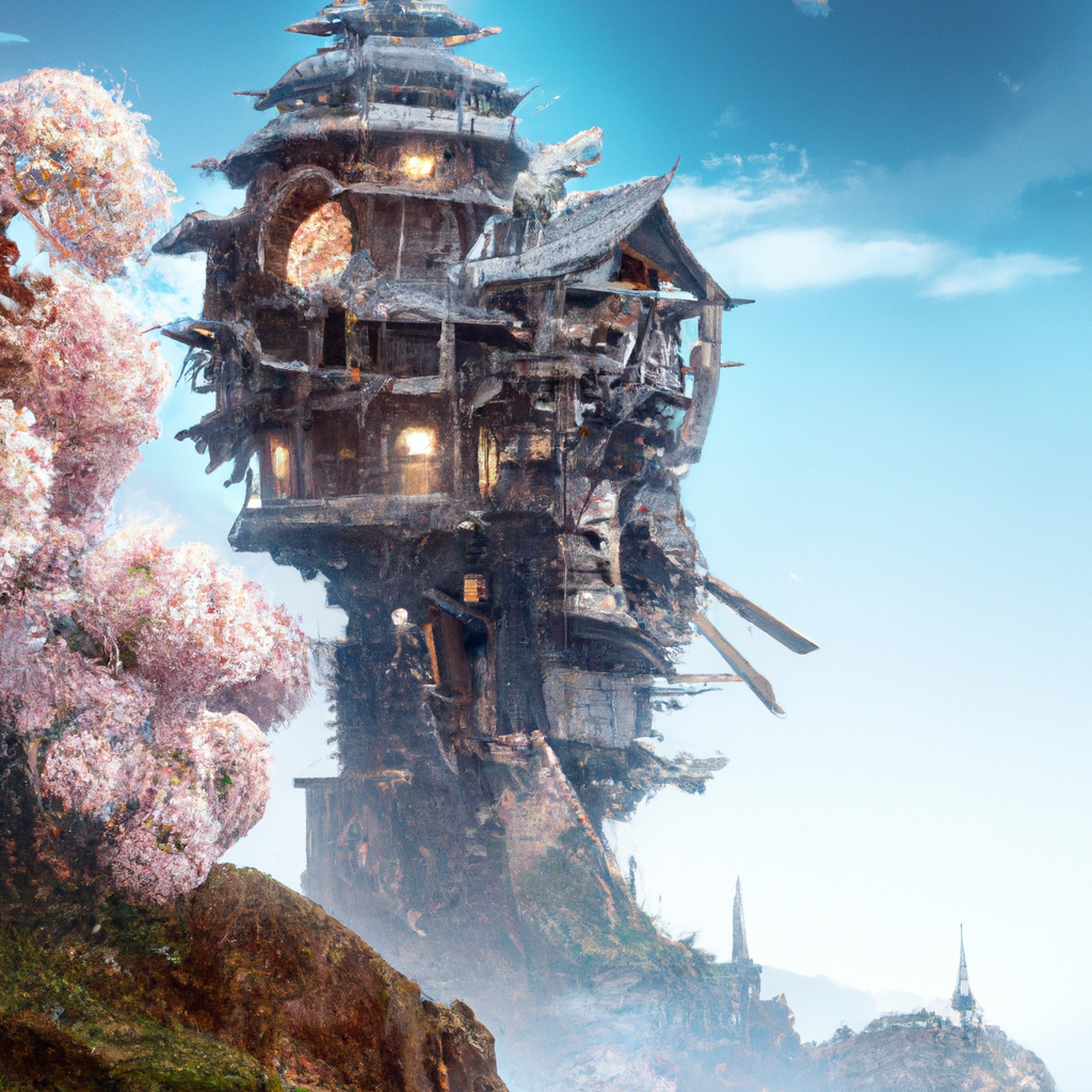 A beautiful castle made out of dark wood in white ch... | OpenArt