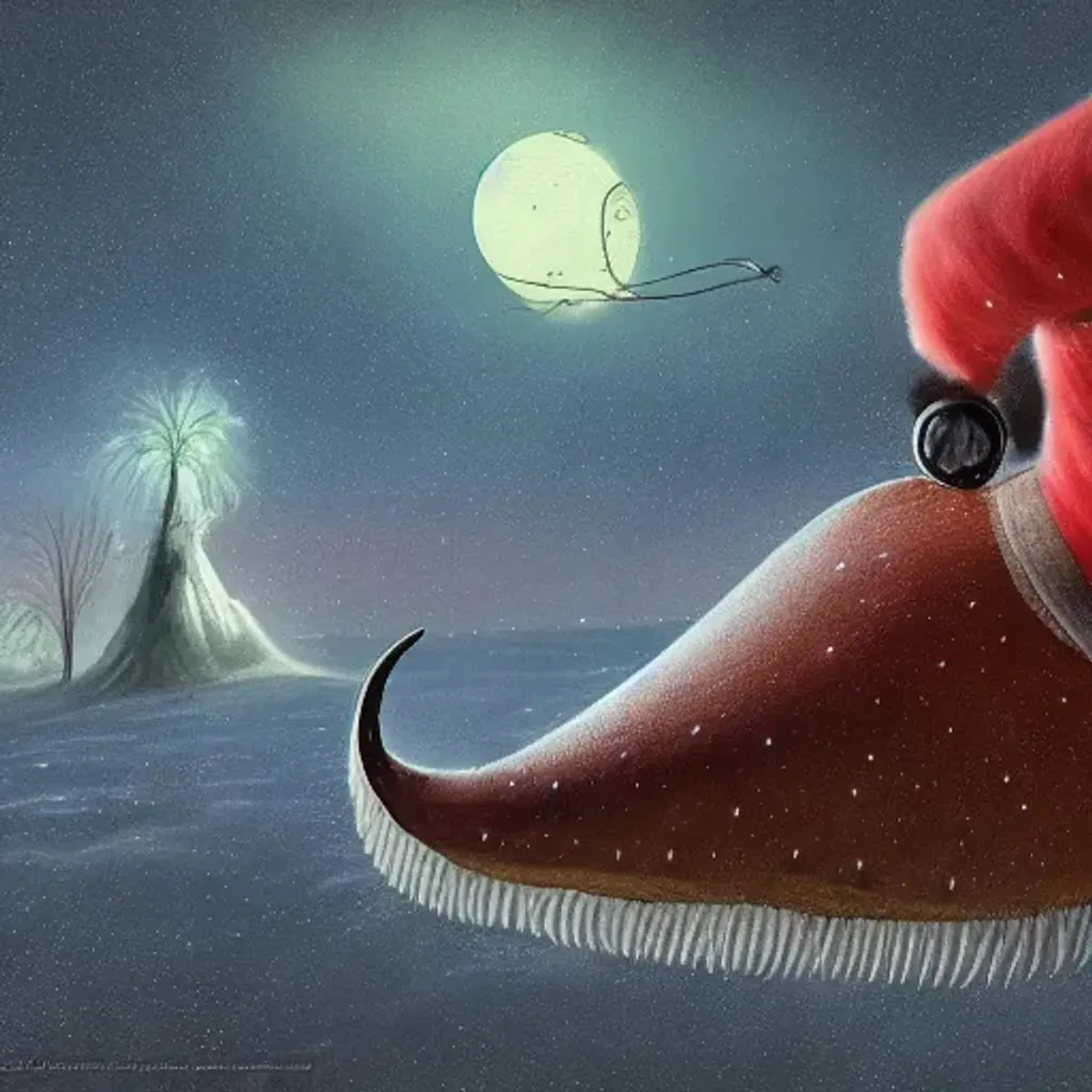 Santa Dubstep a dreadful highly detailed Slug Radioa... | OpenArt