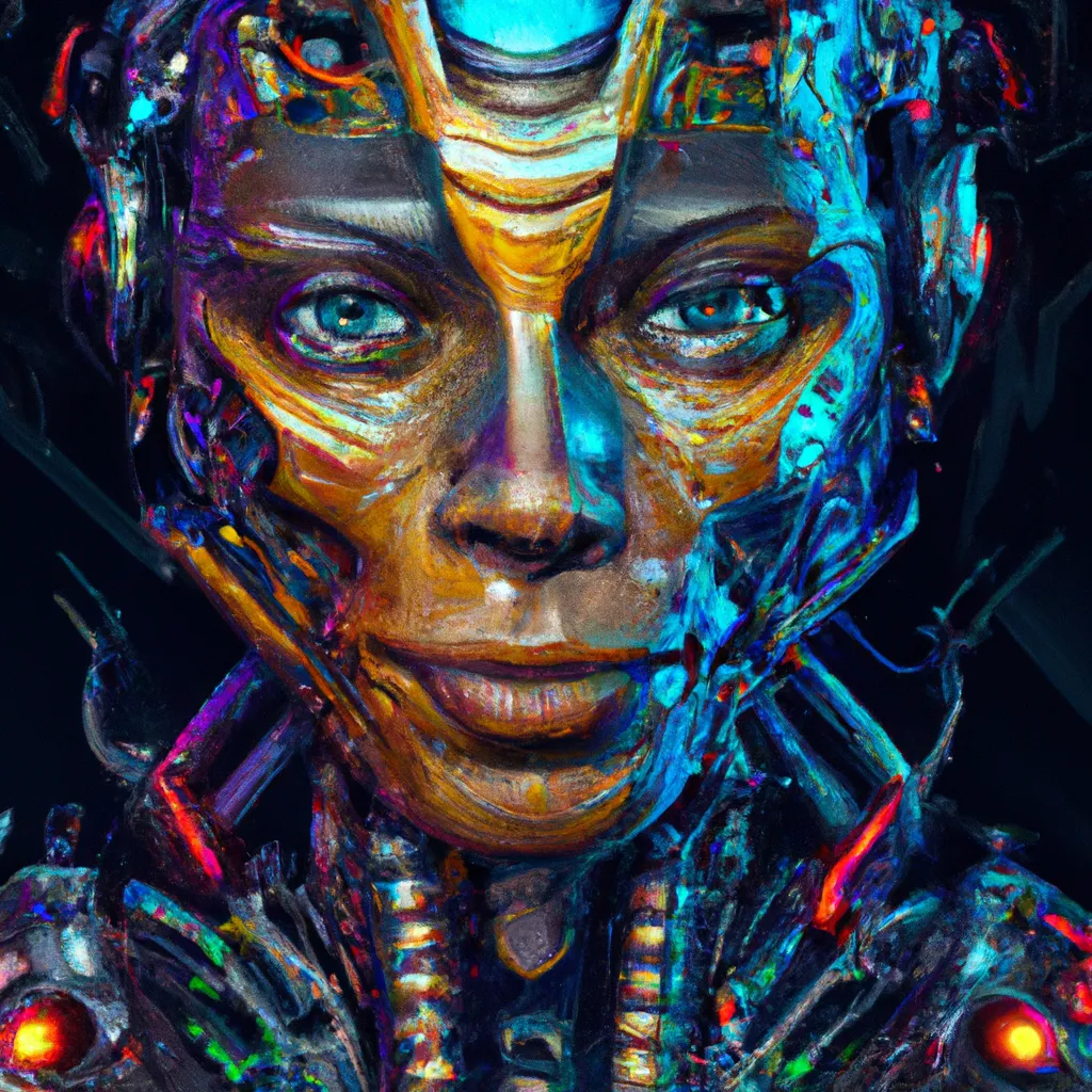 beautiful female cyborg, hyperdetailed exposed robot... | OpenArt