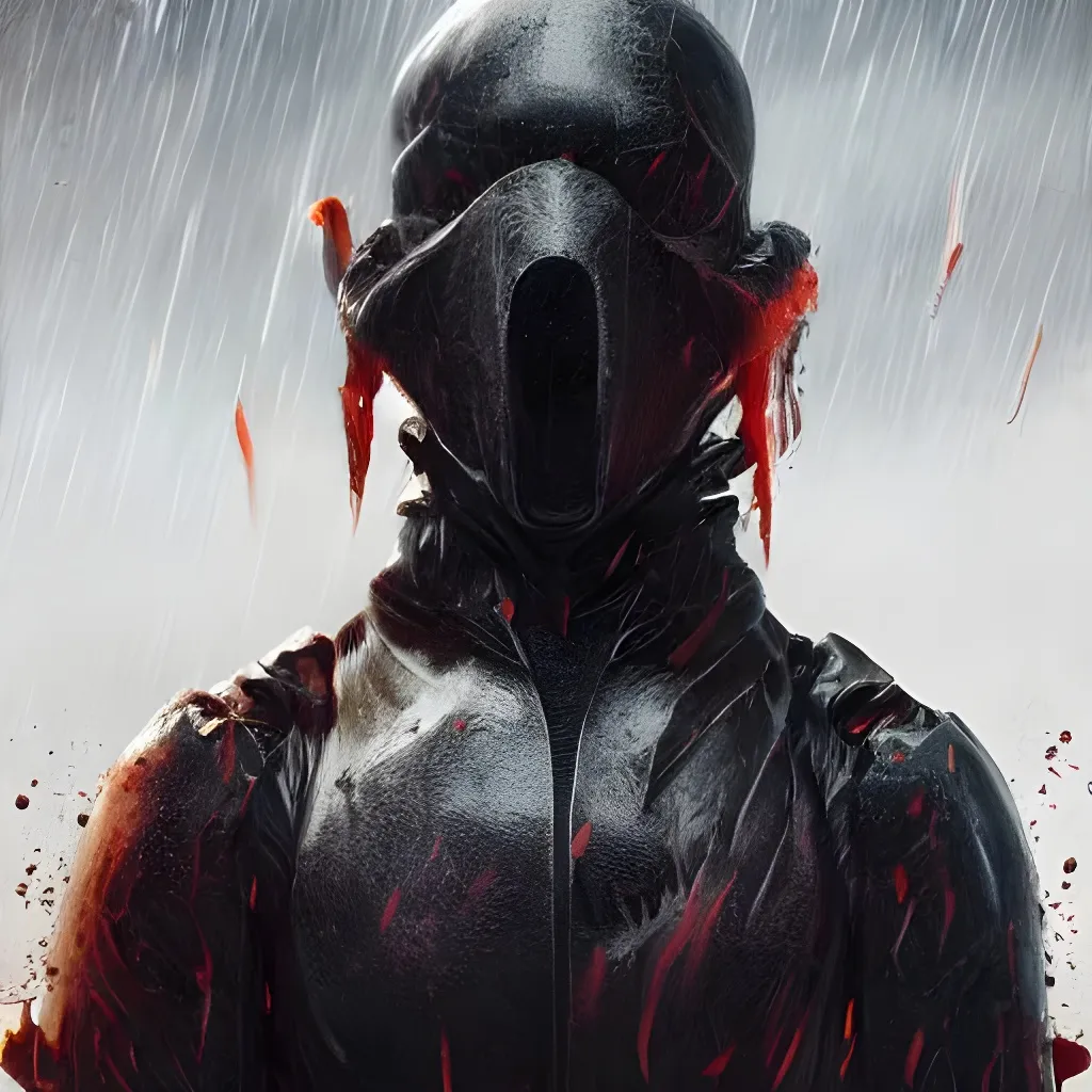 epic cgi battle scene of a pearlescent black swordsm... | OpenArt