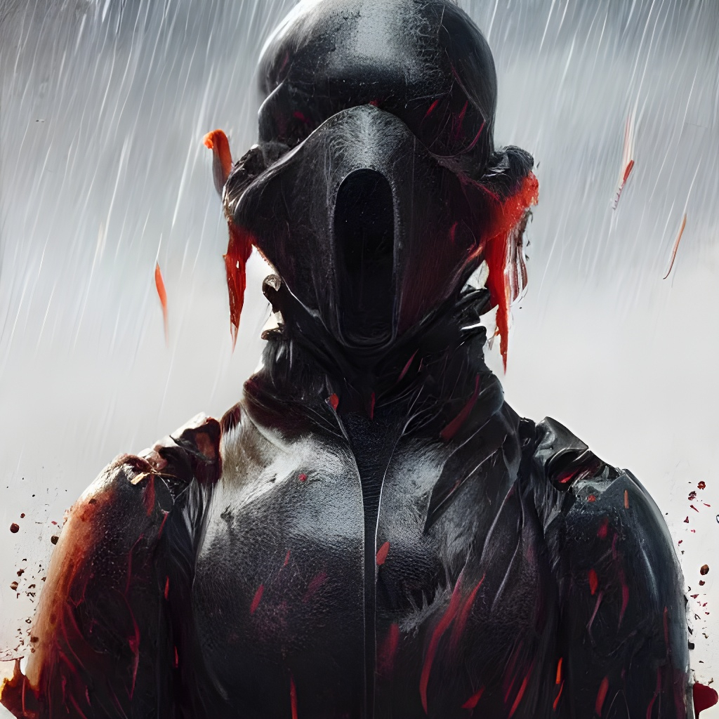 epic cgi battle scene of a pearlescent black swordsm... | OpenArt