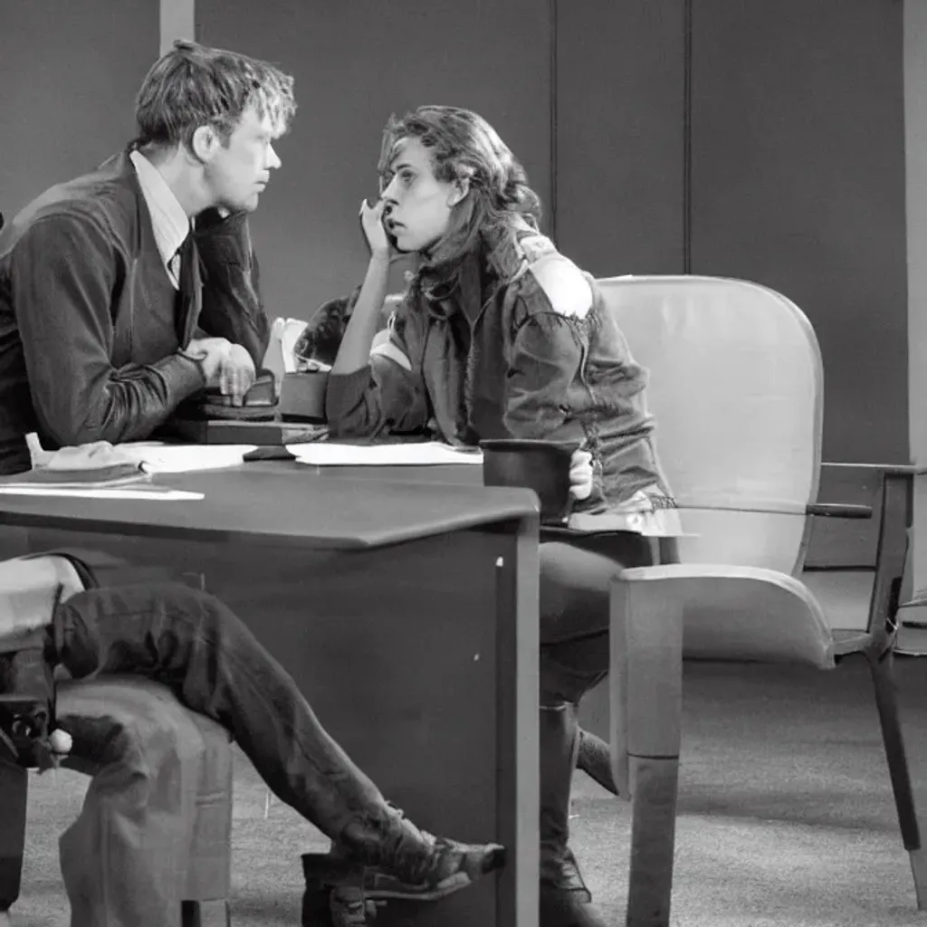 Write a scene in which two characters have a heated... | OpenArt