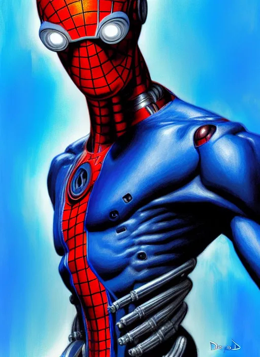 Andrew Garfield Cyborg, by Dave Dorman | OpenArt