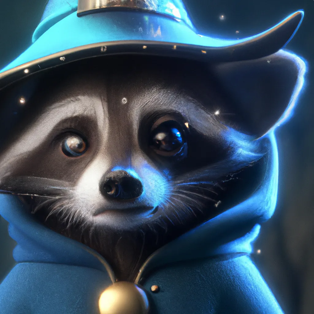 splash art of a cute and adorable ferret wizard, wea... | OpenArt