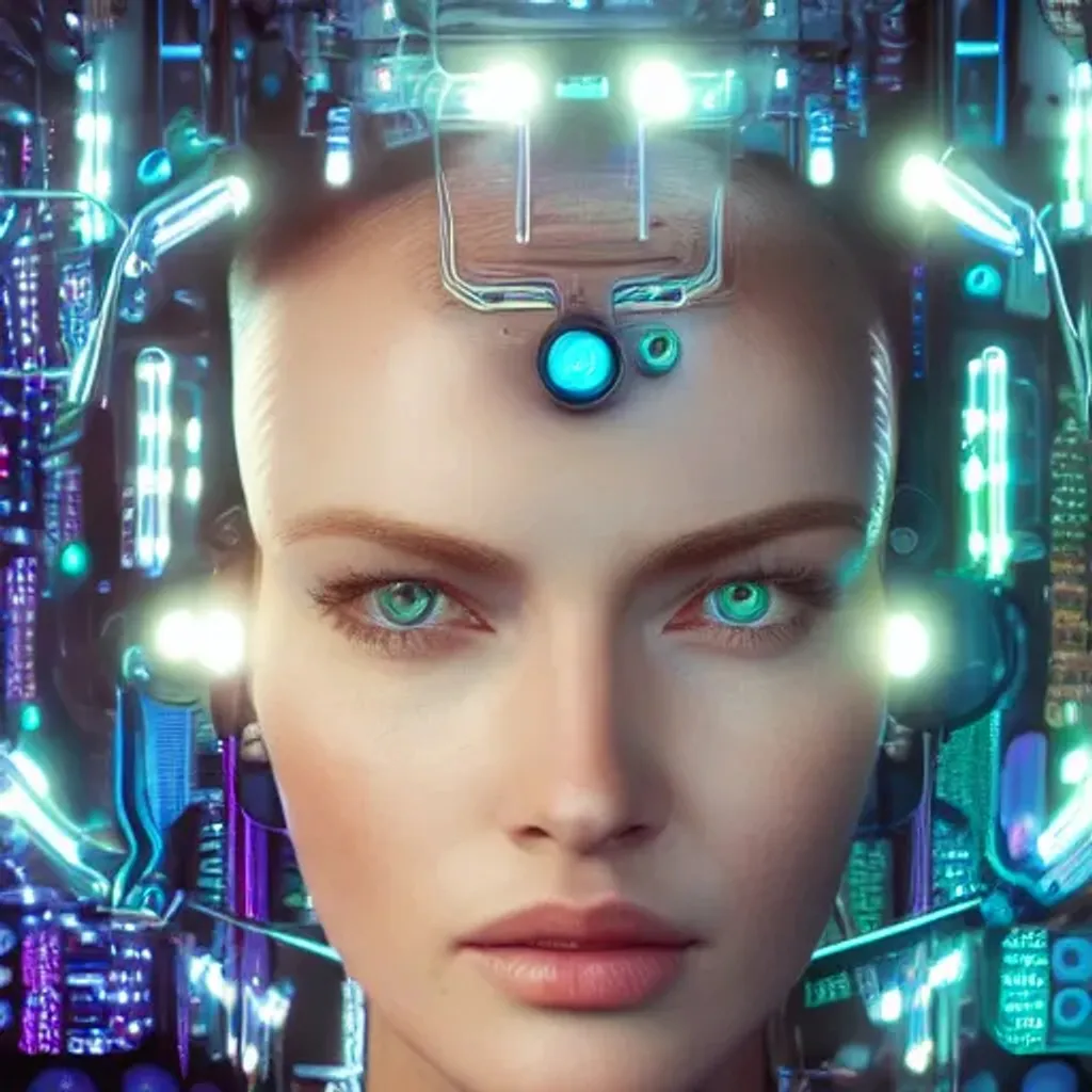 charlize theron as a female android with perfect fa... | OpenArt