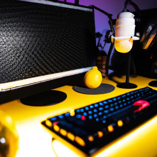 a photograph of a lemon as a famous youtube streamer... | OpenArt