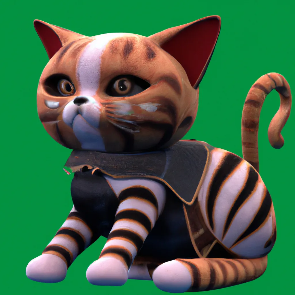 3D Render of Cat by sanrio | OpenArt