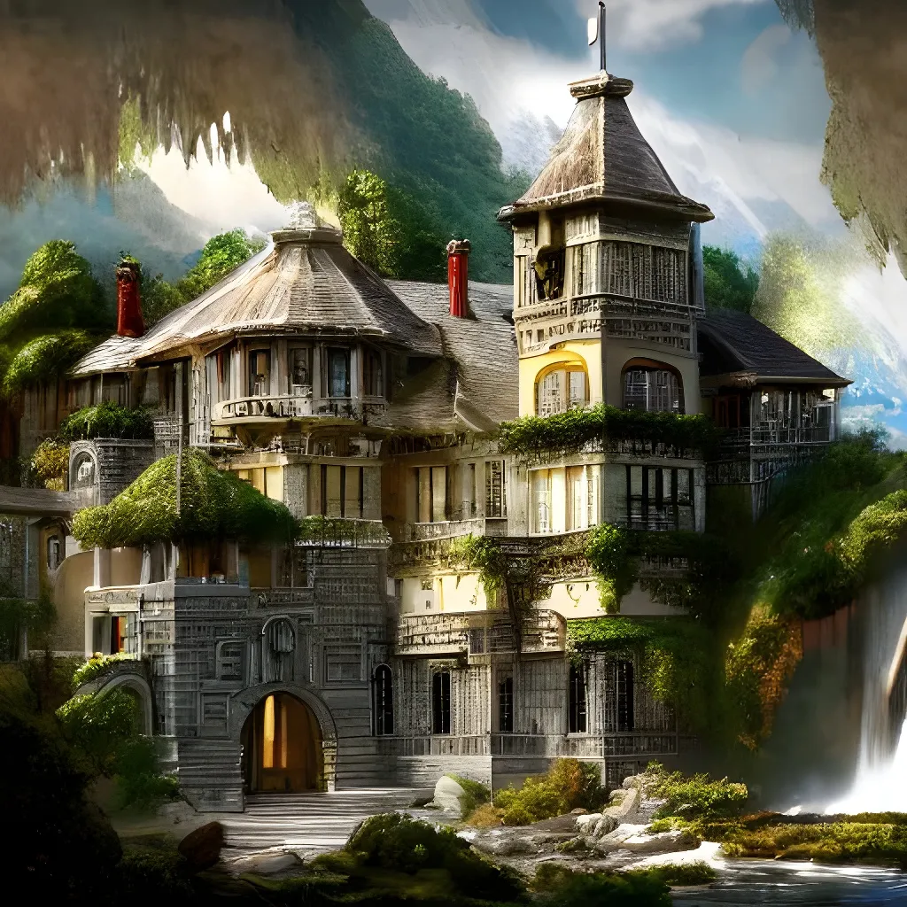 A medieval mansion in a modern style, photorealism | OpenArt