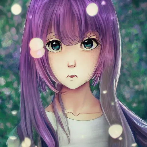 A cute child, girl, anime character, smooth soft sk... | OpenArt