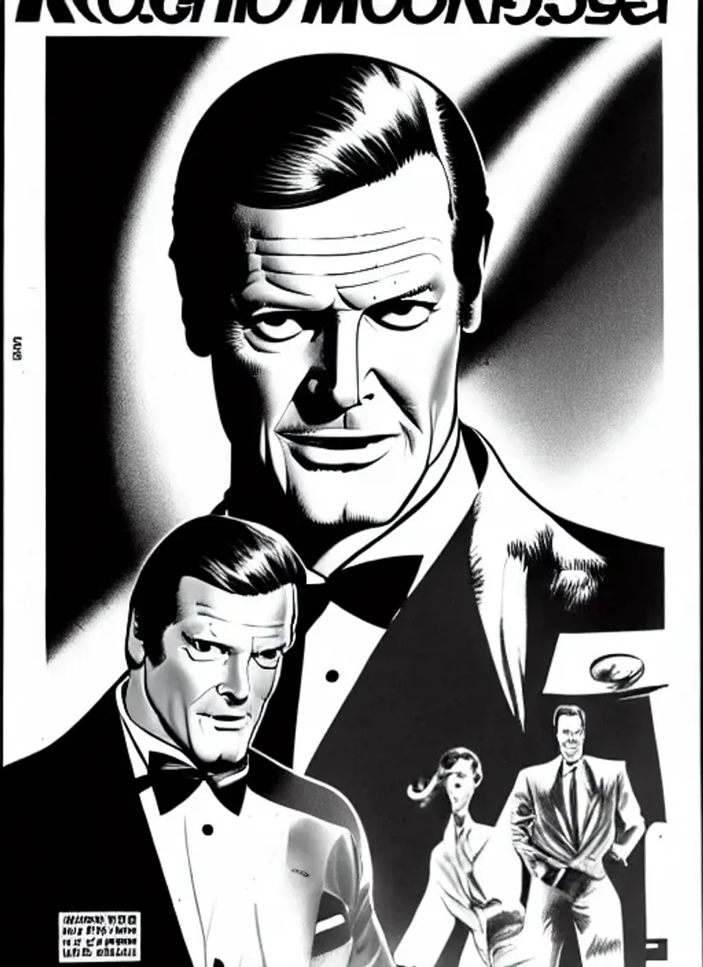 Roger Moore by Todd McFarlane | OpenArt