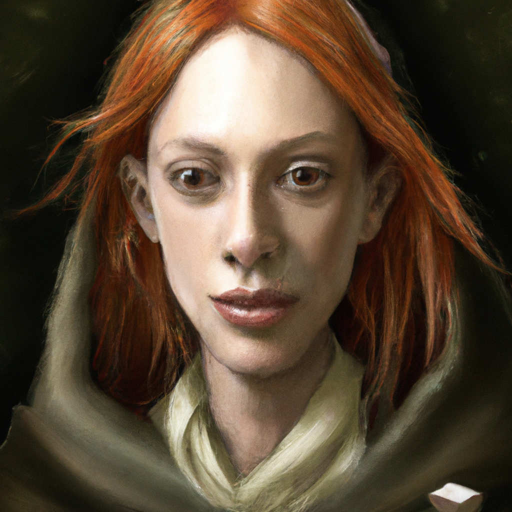 D&D character face portrait of a female adventurer,... | OpenArt