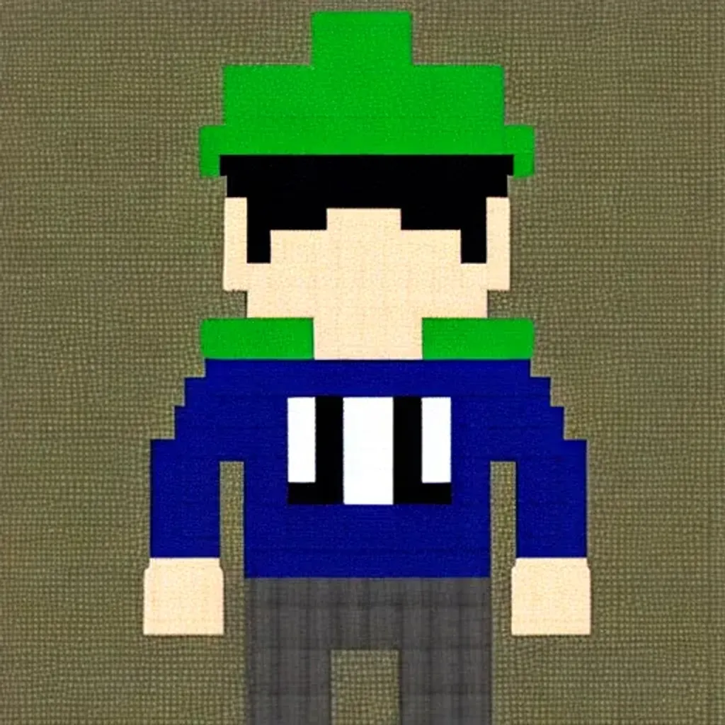 An 8bit irish man | OpenArt