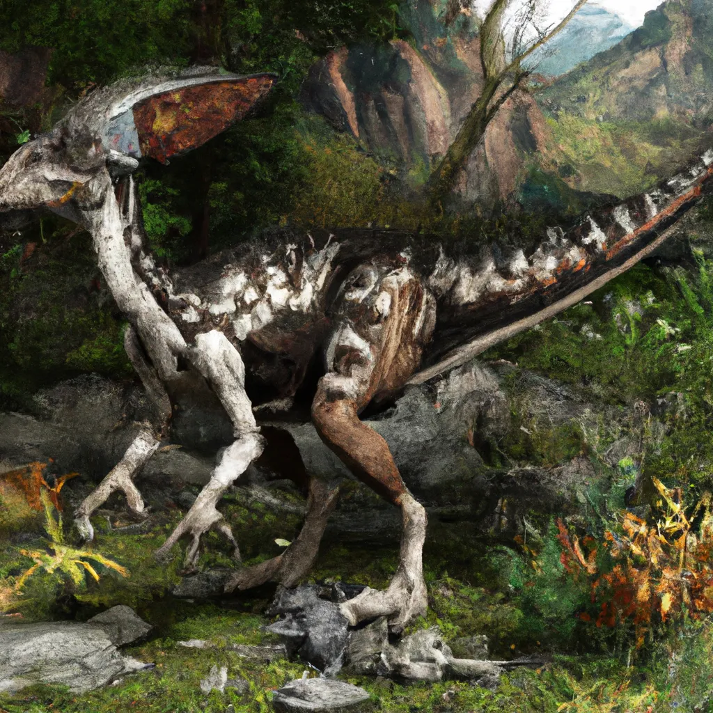 a bird eater dinosaur-lemur chimera that looks simil... | OpenArt