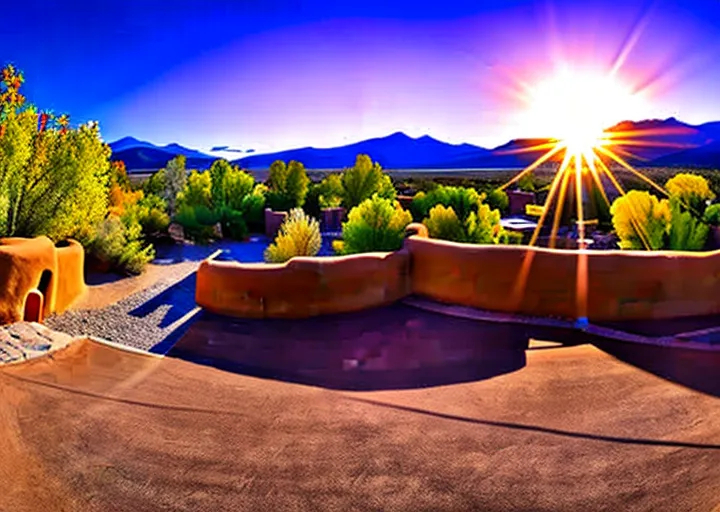 long shot scenic professional photograph of {taos In...
