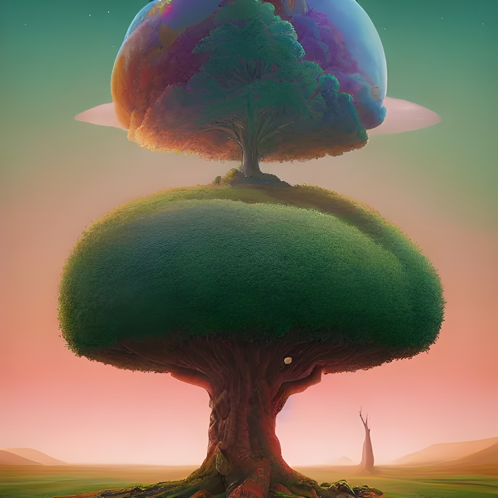 the world tree growing from the Elysian Fields to th... | OpenArt