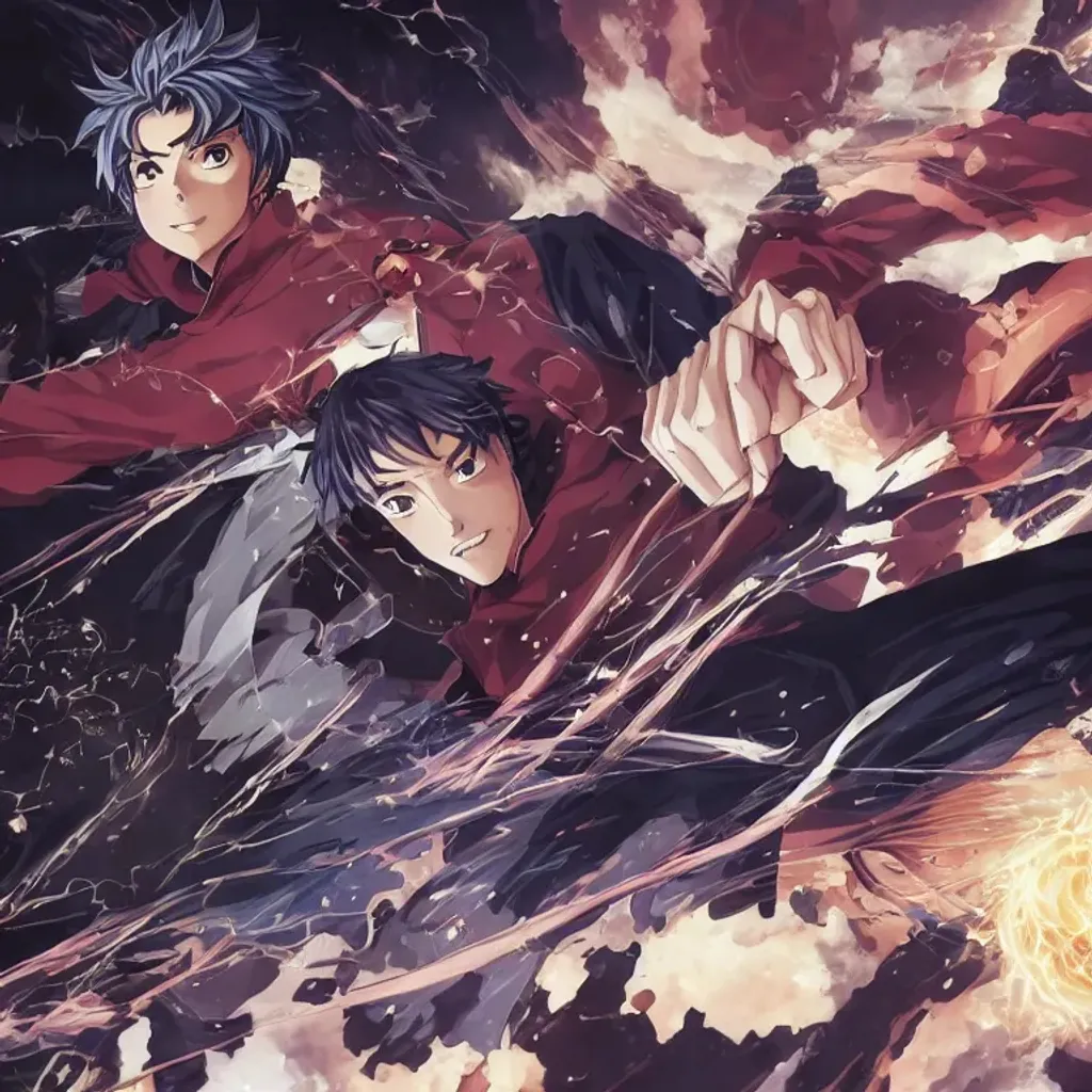 fantasy shonen anime illustration of a young martial... | OpenArt