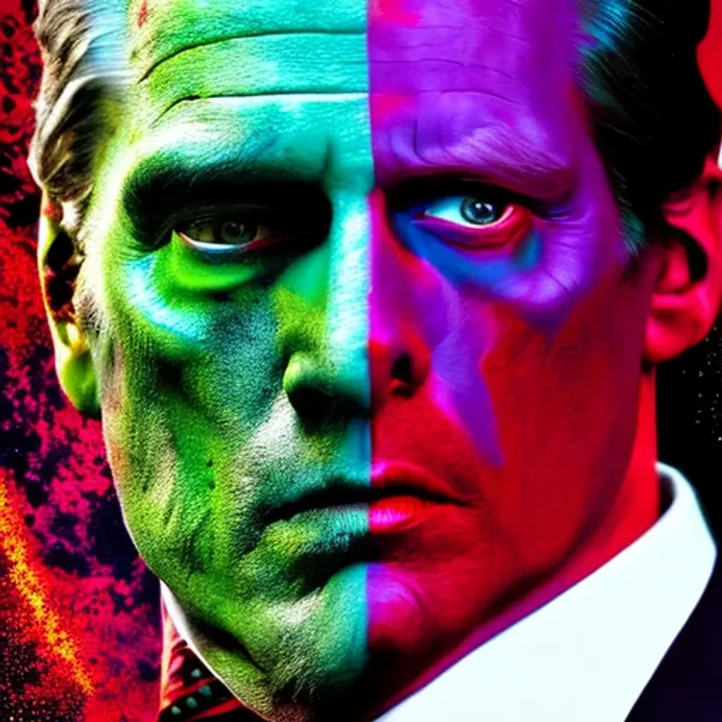 Portrait of Two-Face, Ted Nolan, highly detailed fac... | OpenArt